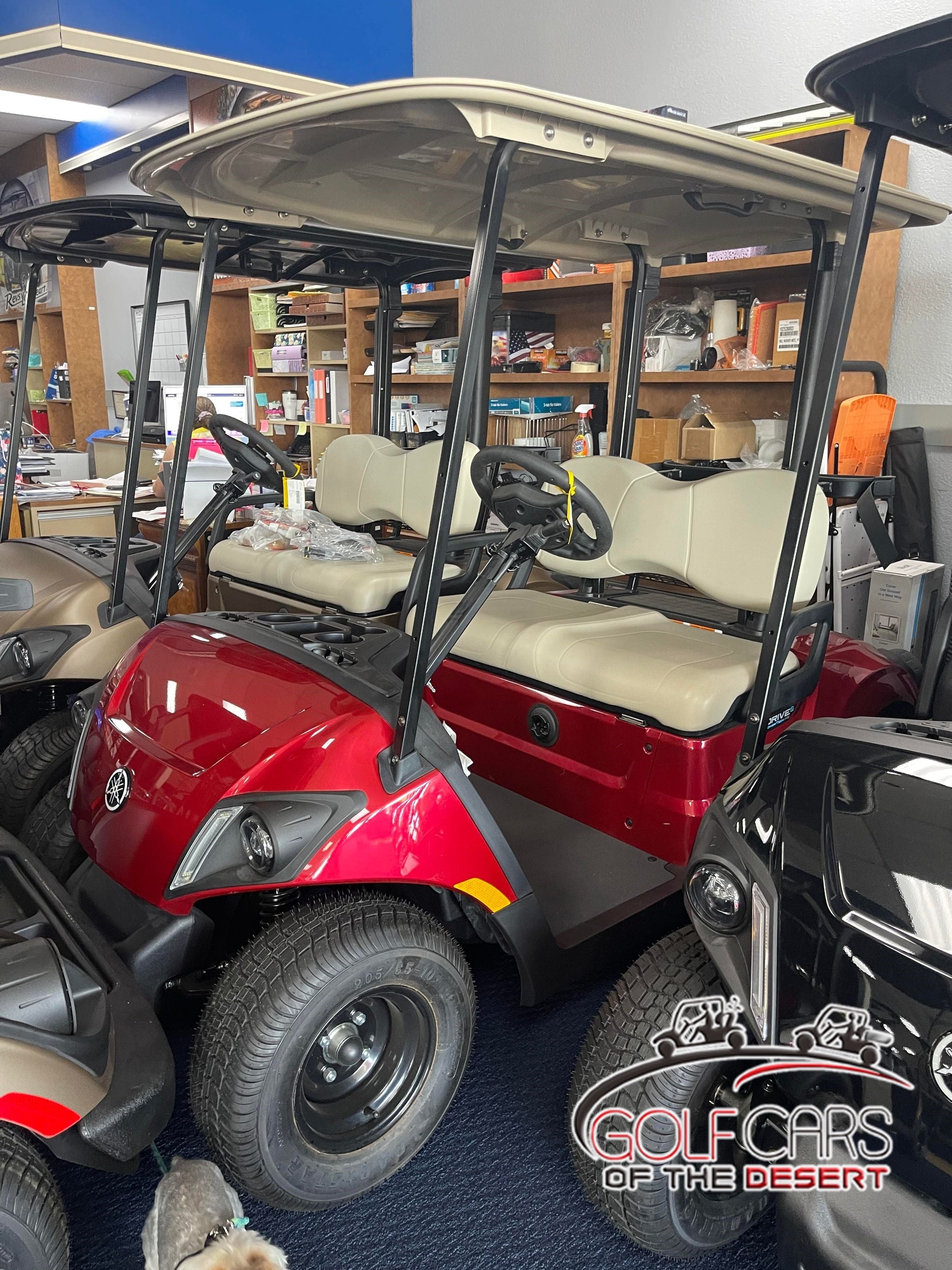 New 2022 Yamaha Drive2 PTV 2-Seater Electric Golf Car (Lead Acid), Gar ...